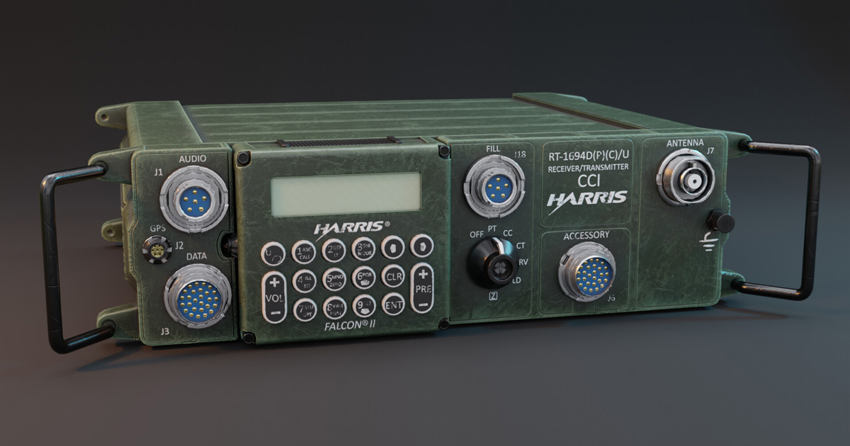 Game Ready Military Radio | Animation & Gaming | Student Showcase