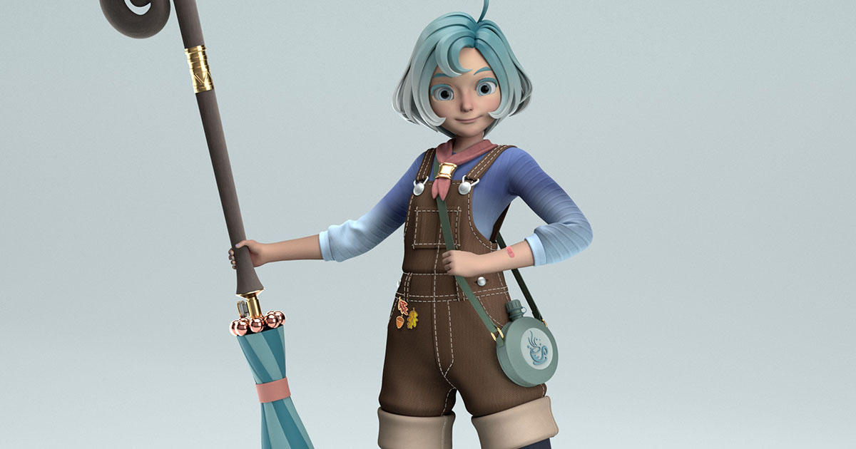Sophie Character Model | Animation & Gaming | Student Showcase