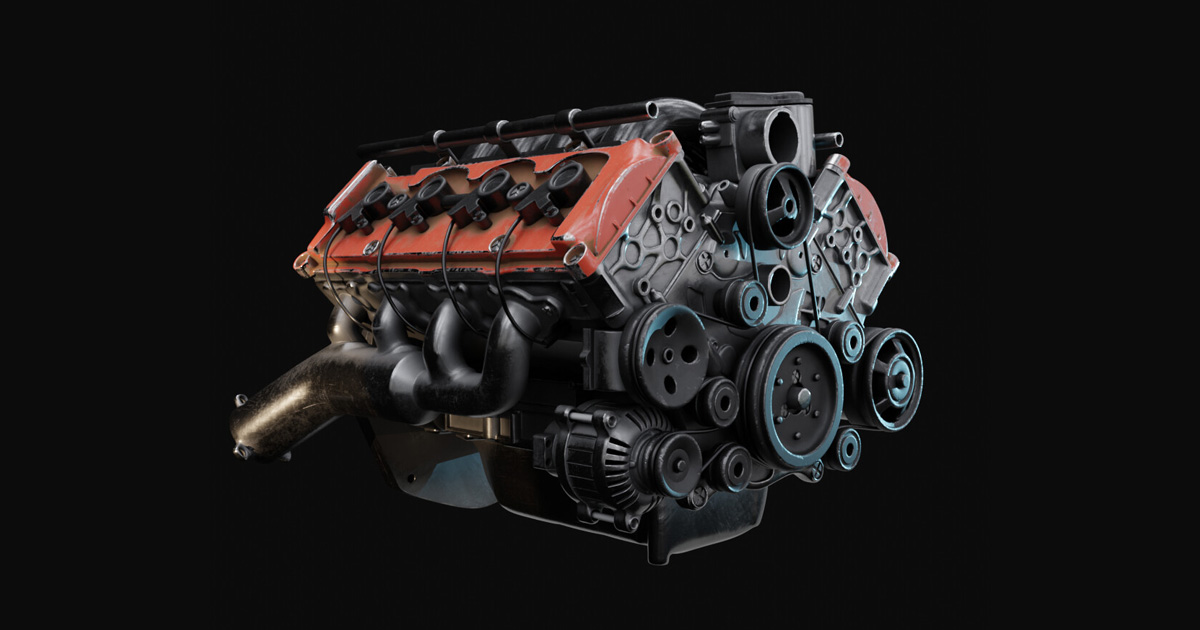 V8 Engine by Kasey Van Horne | Animation & Gaming | Student Showcase